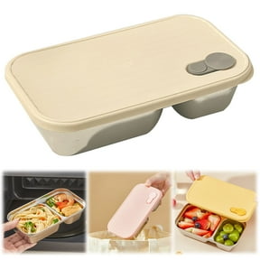 BINGLI Wheat Straw Lunchable Snack Containers for Kids & Adults - 6 ...