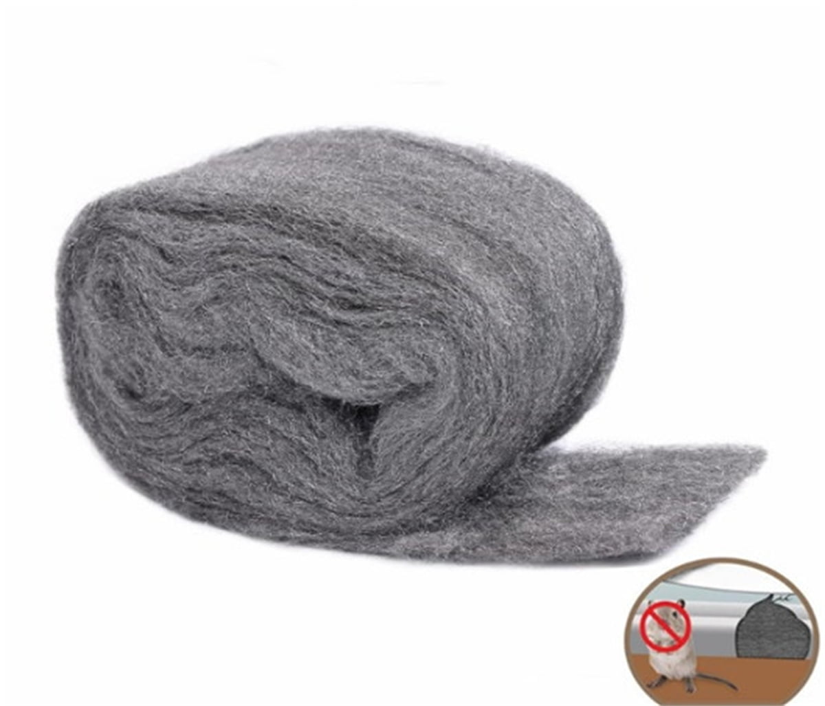 1 Pack Steel Wool 13 FT Wire Mesh,Soft & Flexible Gap Blocker,Reusable ...