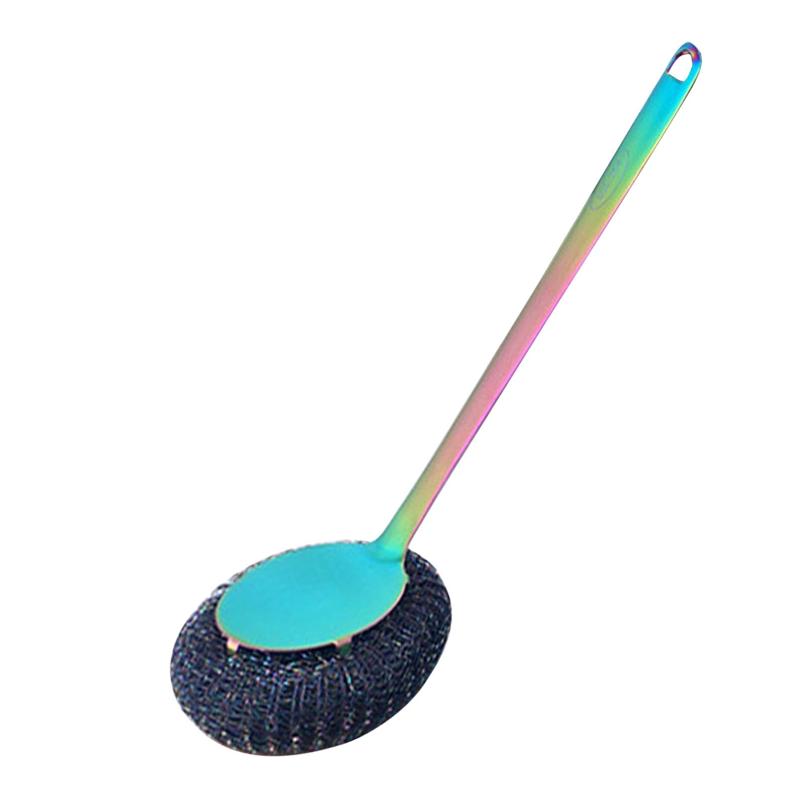 1 Pack Steel Wool Scrubber,Stainless Steel Scrubber with Handle ...