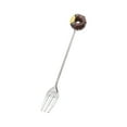 1 Pack Stirring Fork Cute Doughnut Coffee Fork Stainless Steel Little ...