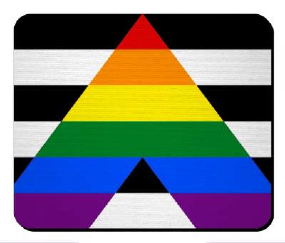 1 Pack - Straight Ally Pride Flag LGBTQ+ Mousepad - Walmart.com