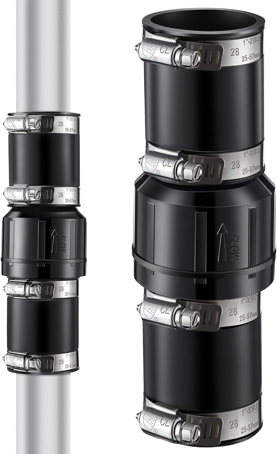 1 Pack Sump Pump Check Valve Fit 1-1/2 inch and 1-1/4 inch Pipe, Check ...