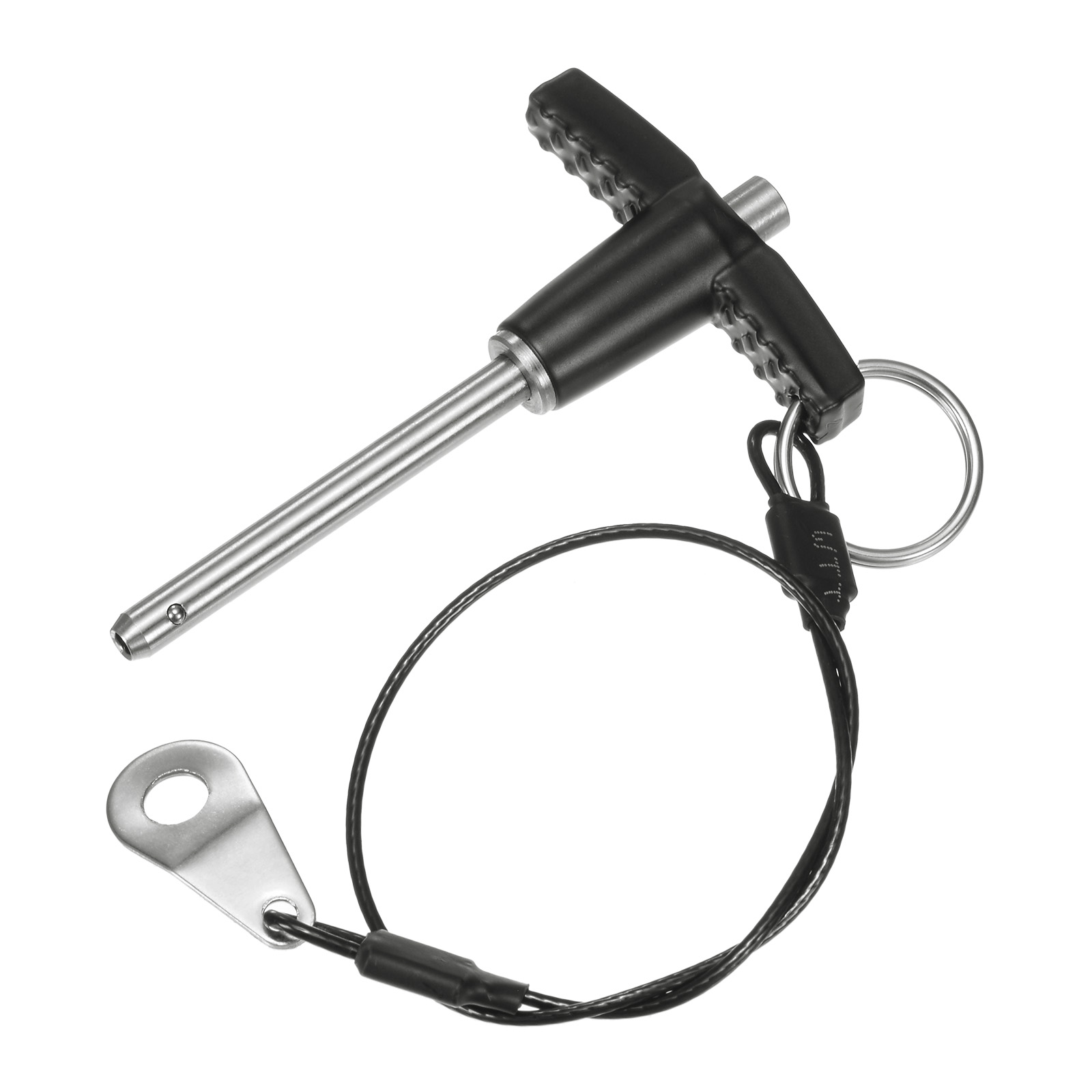 1 Pack T Handle Lock Pins, 5mm Dia. 40mm Usage Length Push-Button Ball ...