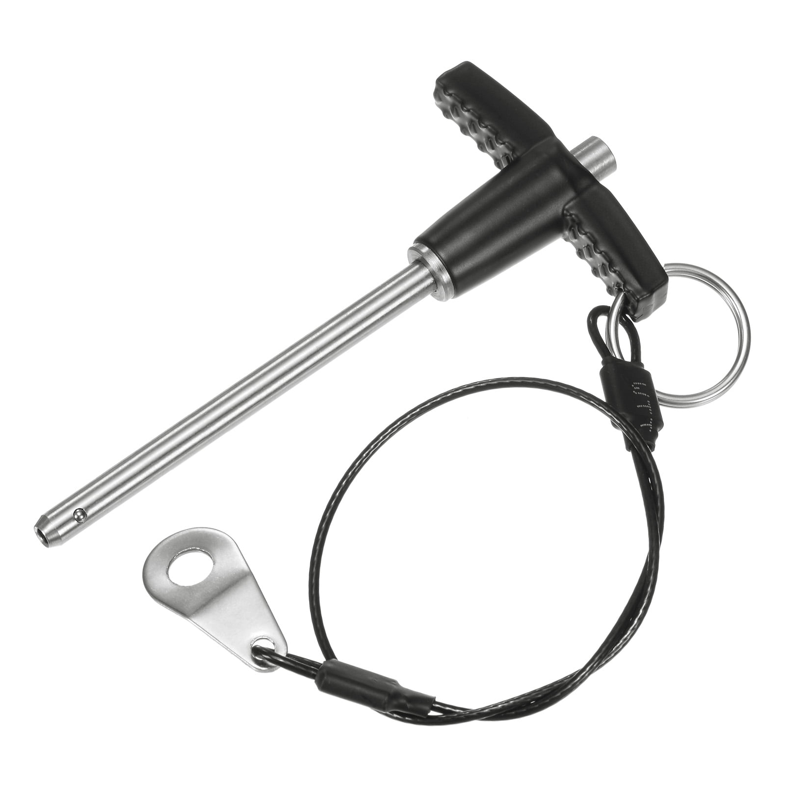 1 Pack T Handle Lock Pins, 5mm Dia. 60mm Usage Length Push-Button Ball ...