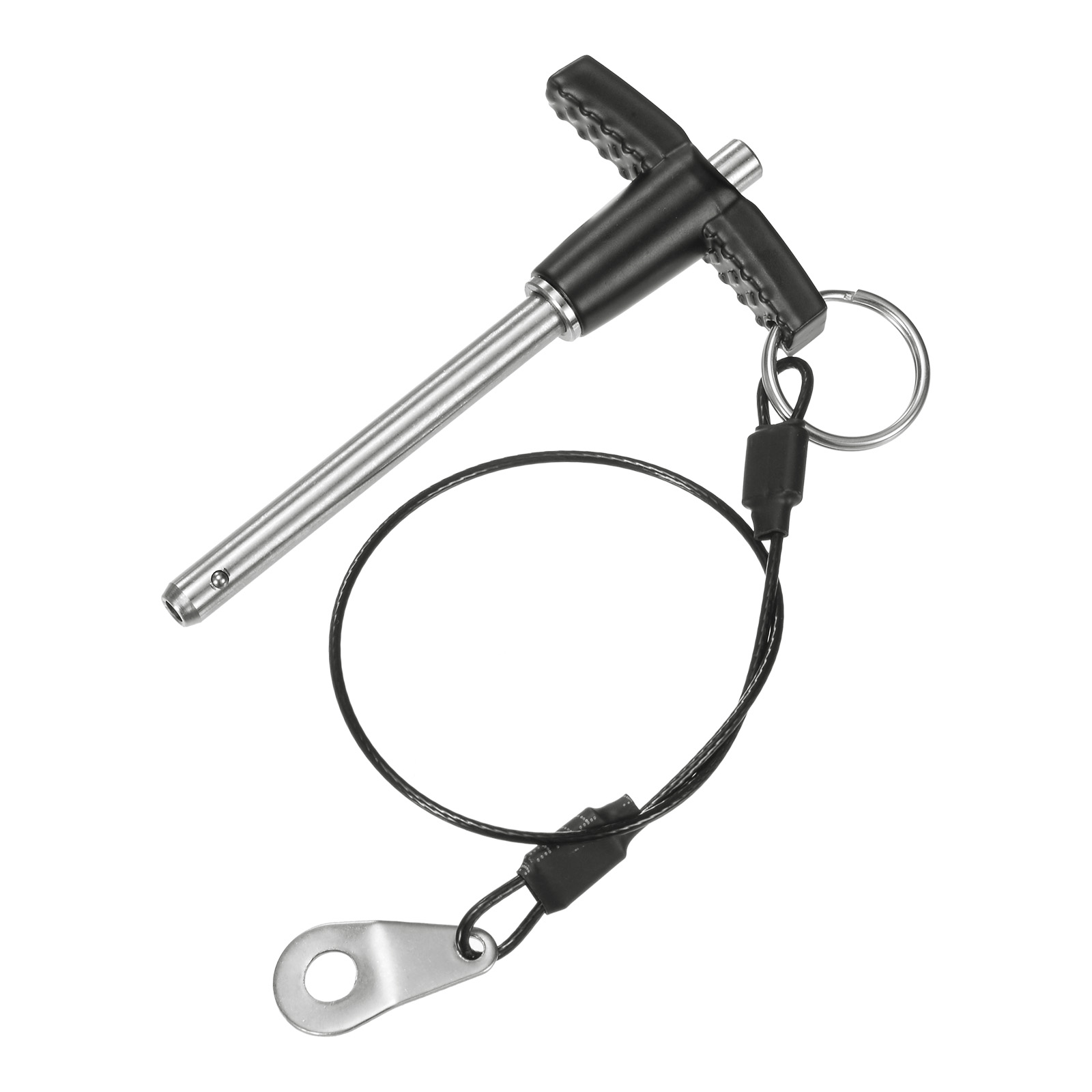 1 Pack T Handle Lock Pins, 6mm Dia. 50mm Usage Length Push-Button Ball ...