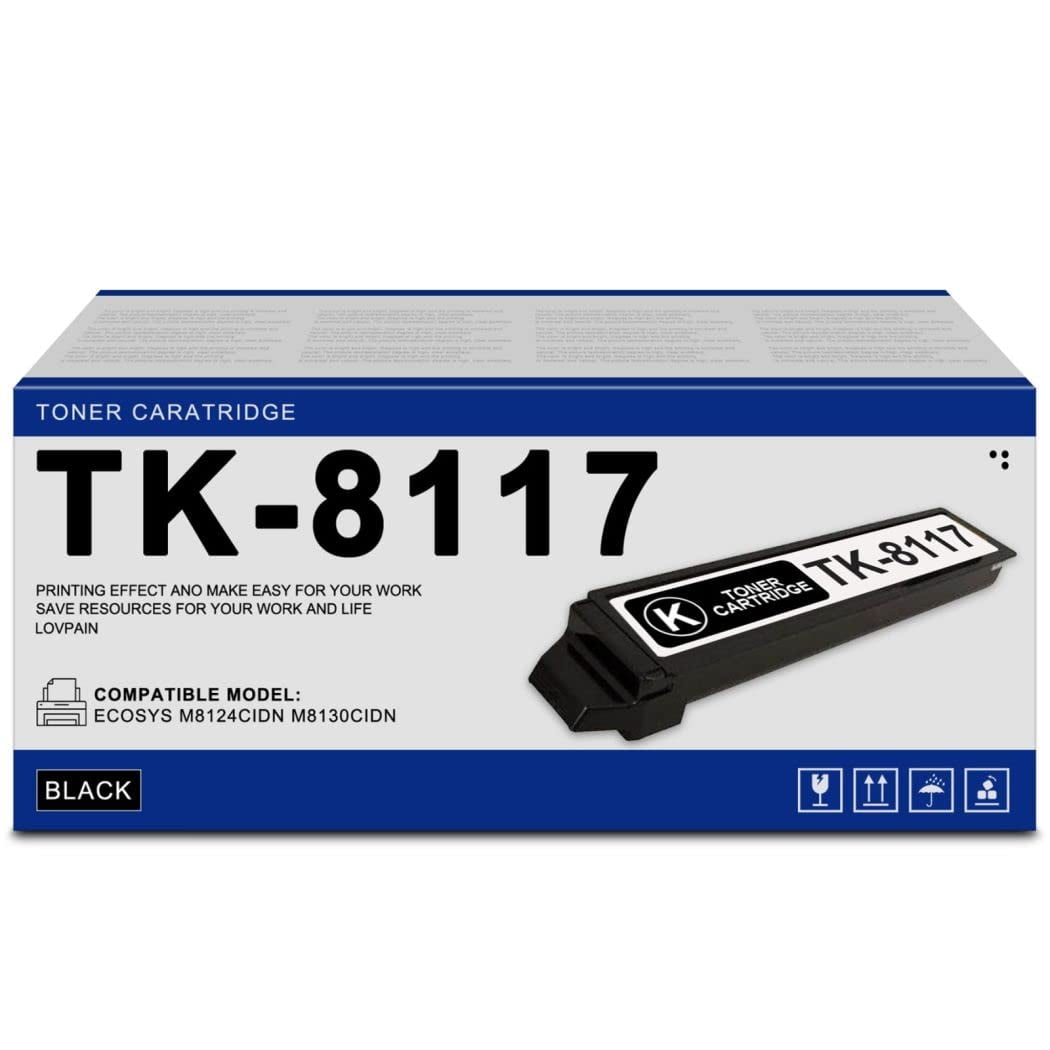 1-Pack TK-8117 Toner Cartridge 1T02P30US0 Black TK8117 Replacement for ...