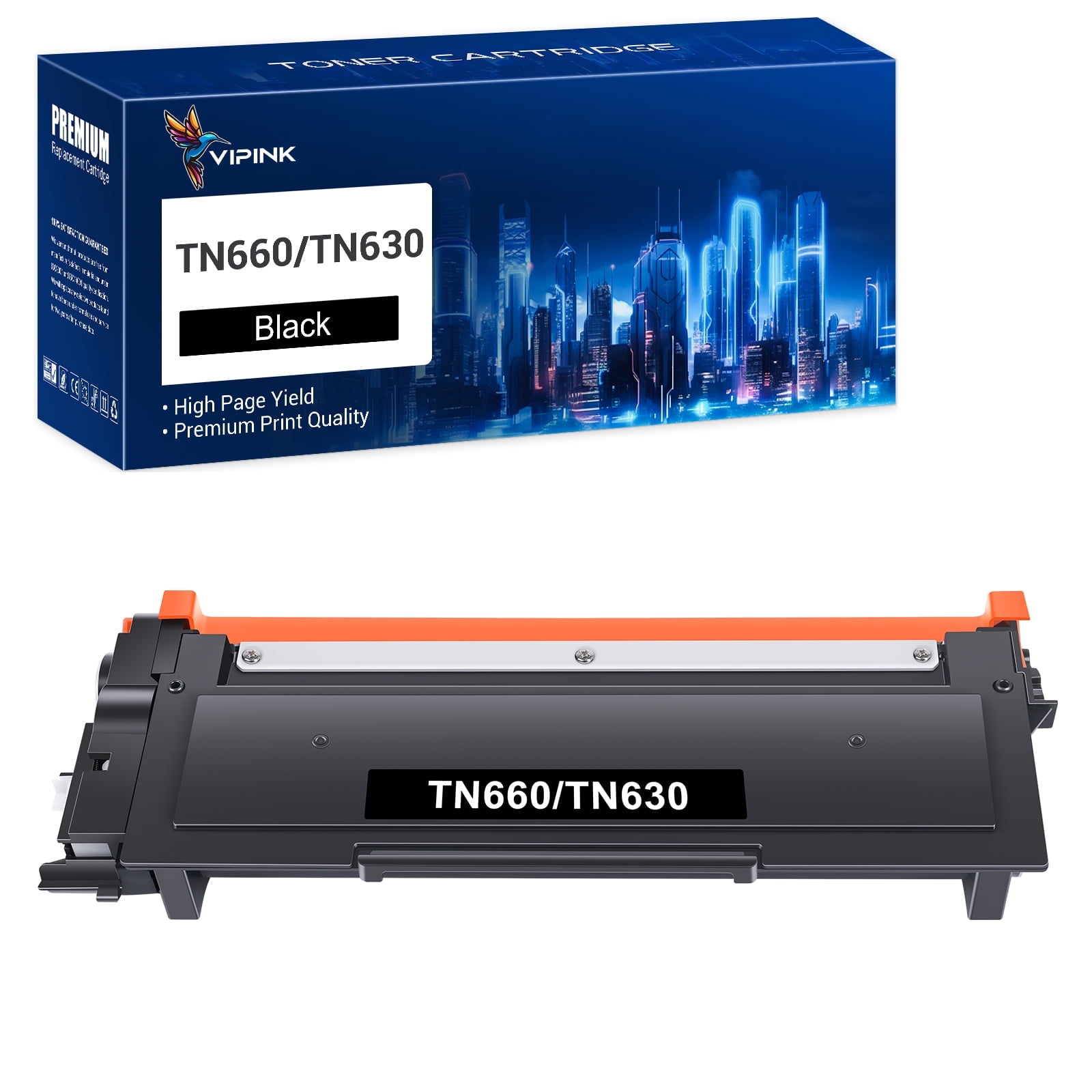 1-Pack TN660 TN630 Toner Cartridge Replacement Compatible for Brother ...