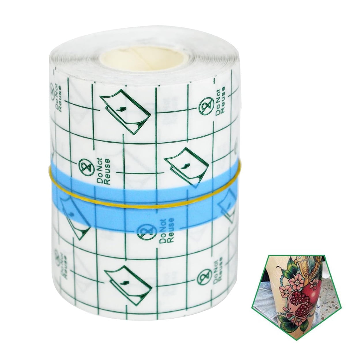 1 Pack of Tattoo Bandages Wrap,Waterproof Transparent Film,Second Skin ...