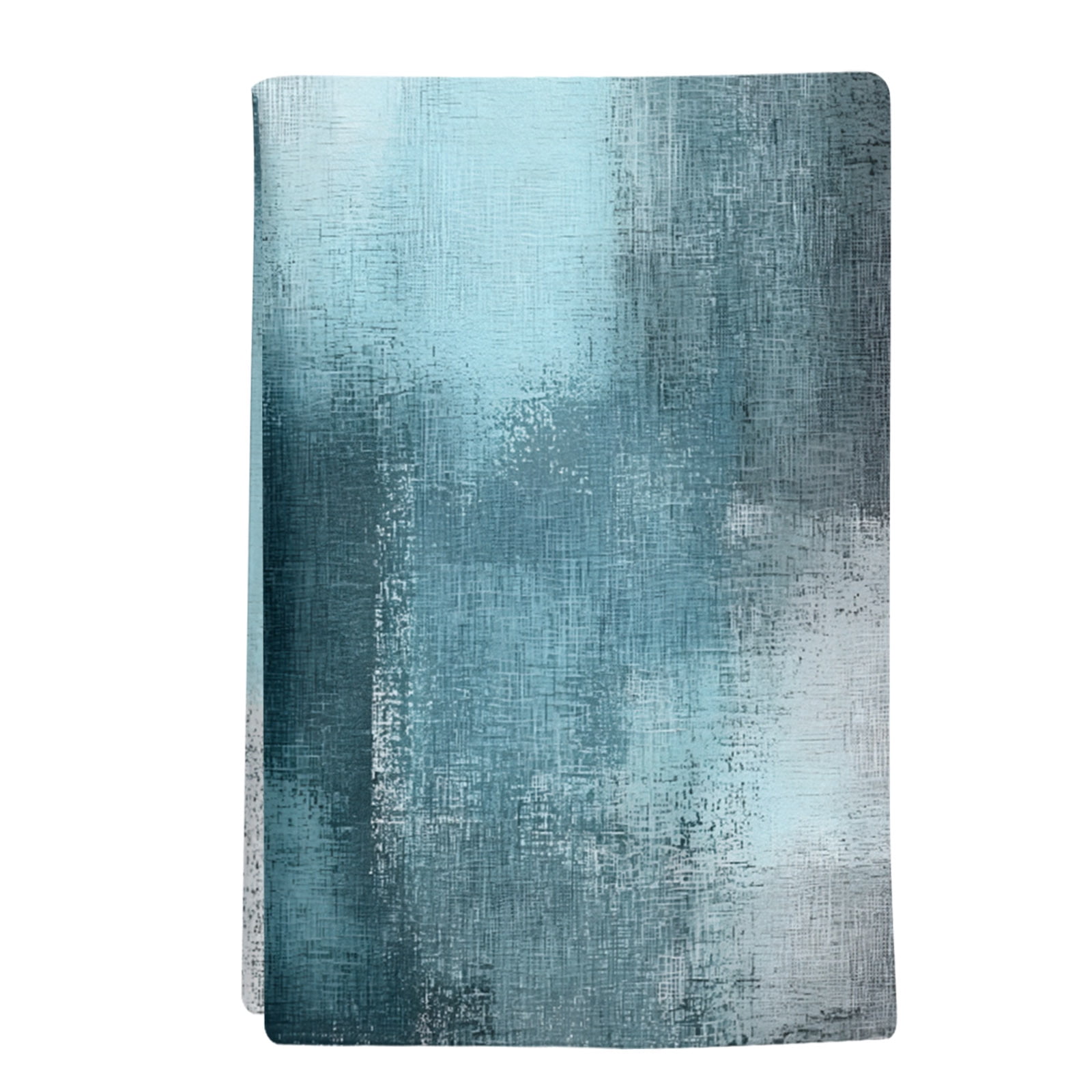 1 Pack Teal Blue Color Block Kitchen Towels Abstract Shabby Modern Art ...