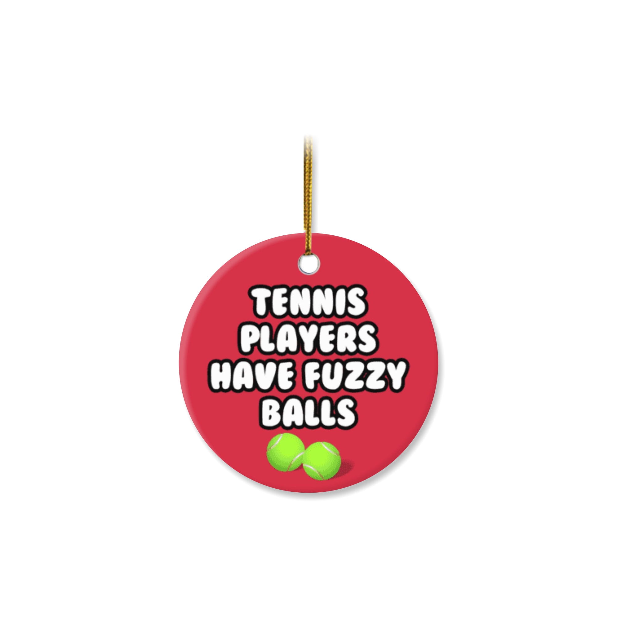 1 Pack - Tennis Players Have Fuzzy Balls Fanatic Classic Ceramic ...