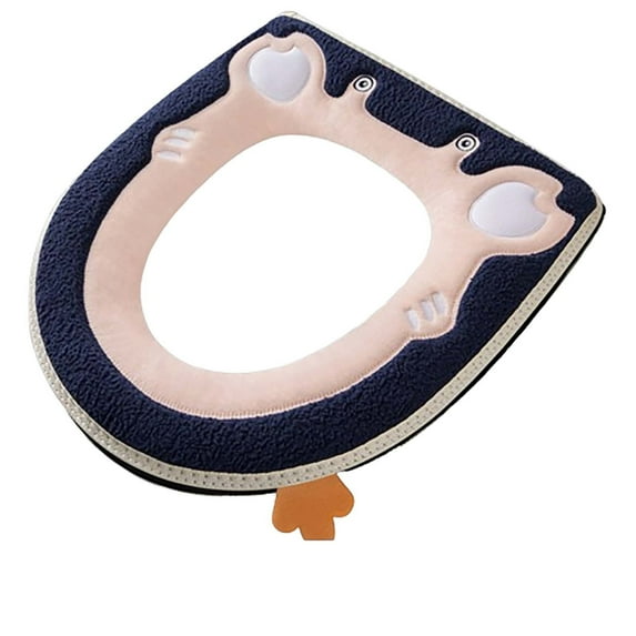 1 Pack Thicked Bathroom Toilet Seat Cover Toilet Seat Pad with Handle ...