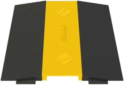 1 Pack Threshold Bridge Ramp for Wheelchairs, Cables & Hoses, Heavy ...