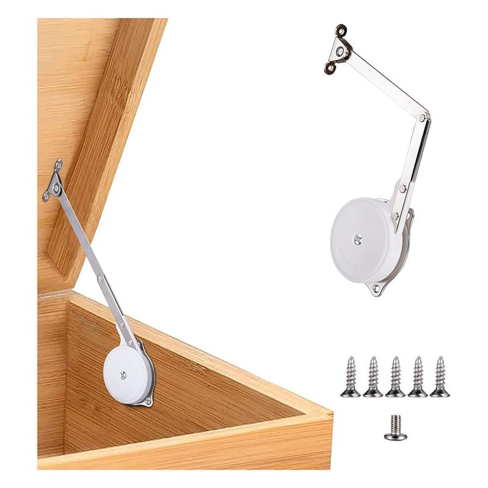 1 Pack Toy Boxes Hinges Soft Close Lid Support Hinges Chest Hinges for ...