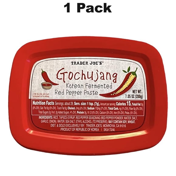 Korean Red Pepper Paste Lucky Foods Seoul Gochujang - 4 Ounce Korean ...