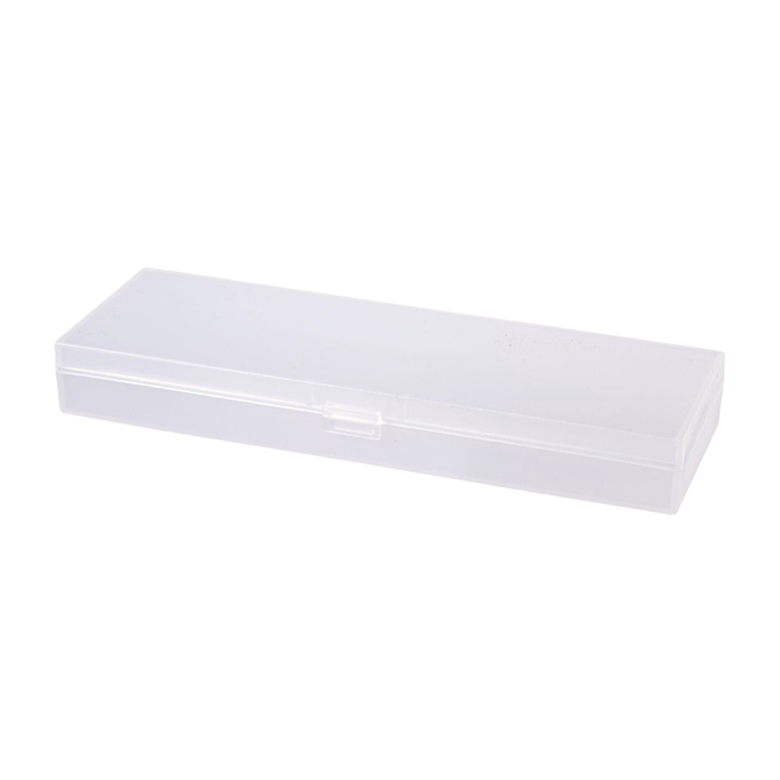 1 Pack Translucent Frosted Pencil Case Plastic Stationery Storage Box ...