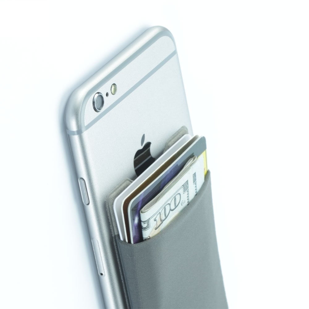 1-Pack Universal Adhesive Cell Phone Pocket – Stick-On Wallet Card ...