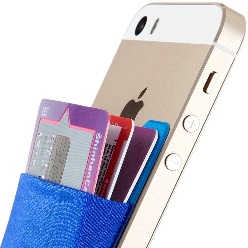 1-Pack Universal Adhesive Cell Phone Pocket – Stick-On Wallet Card ...