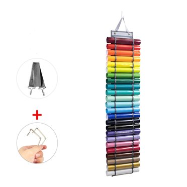 Hands DIY Vinyl Roll Holder Vinyl Storage Rack with 12/24 Compartments ...