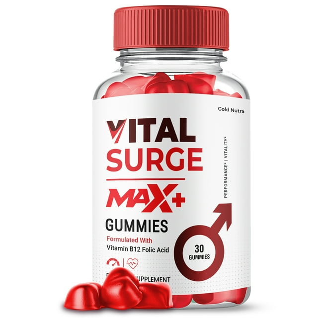 (1 Pack) Vital Surge Max + Gummies for Men, 2X Stronger Formula, Vital ...