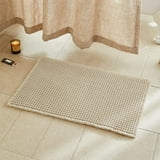 1 Pack Waffle Bath Mat, Non-Slip Washable Absorbent Quick Dry Bathroom ...