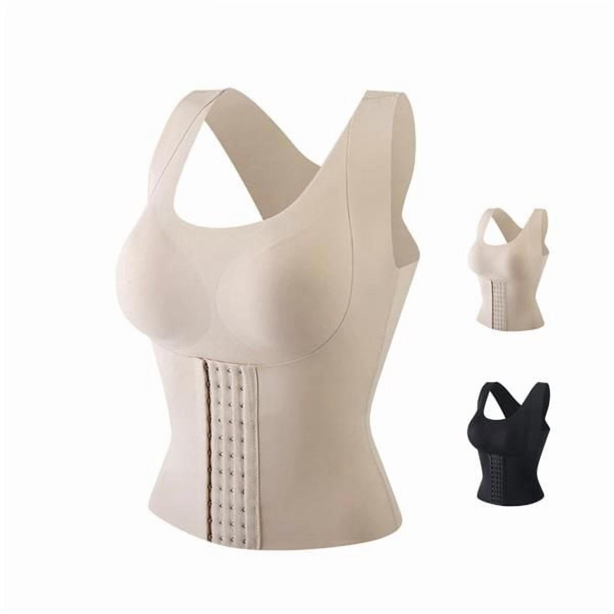 1 Pack Waist training Women with breast pads Waist corset sports belt ...
