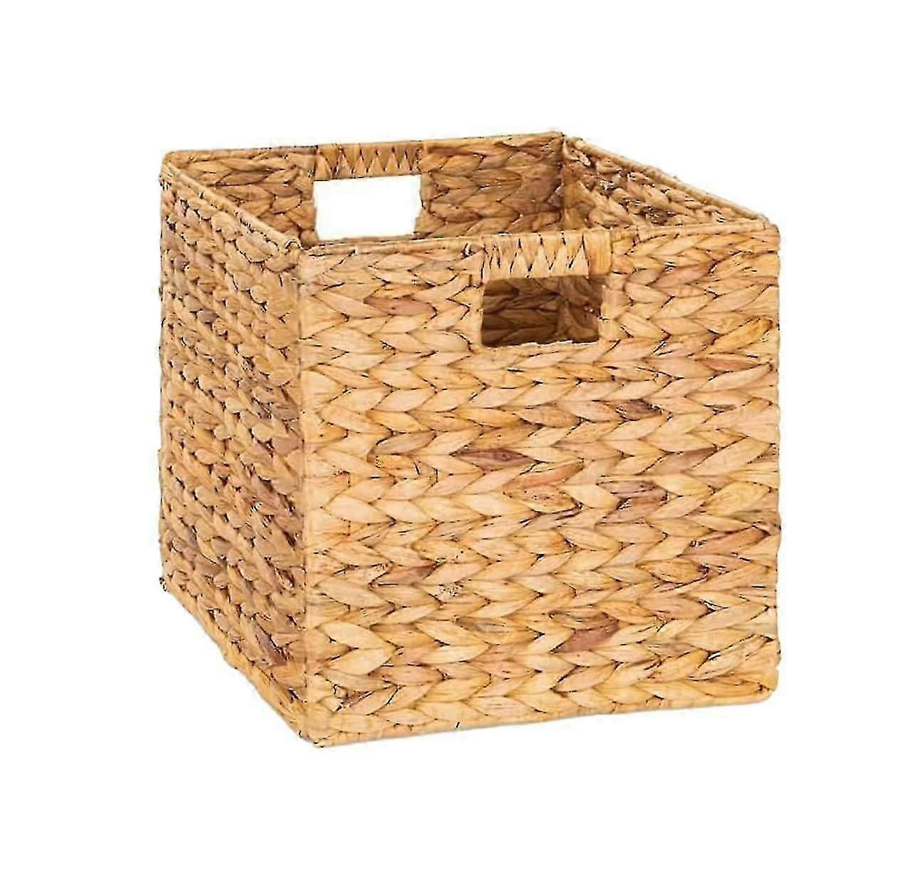 1 Pack Water Hyacinth Storage Cube 12 x 12in for Bedroom Organization ...