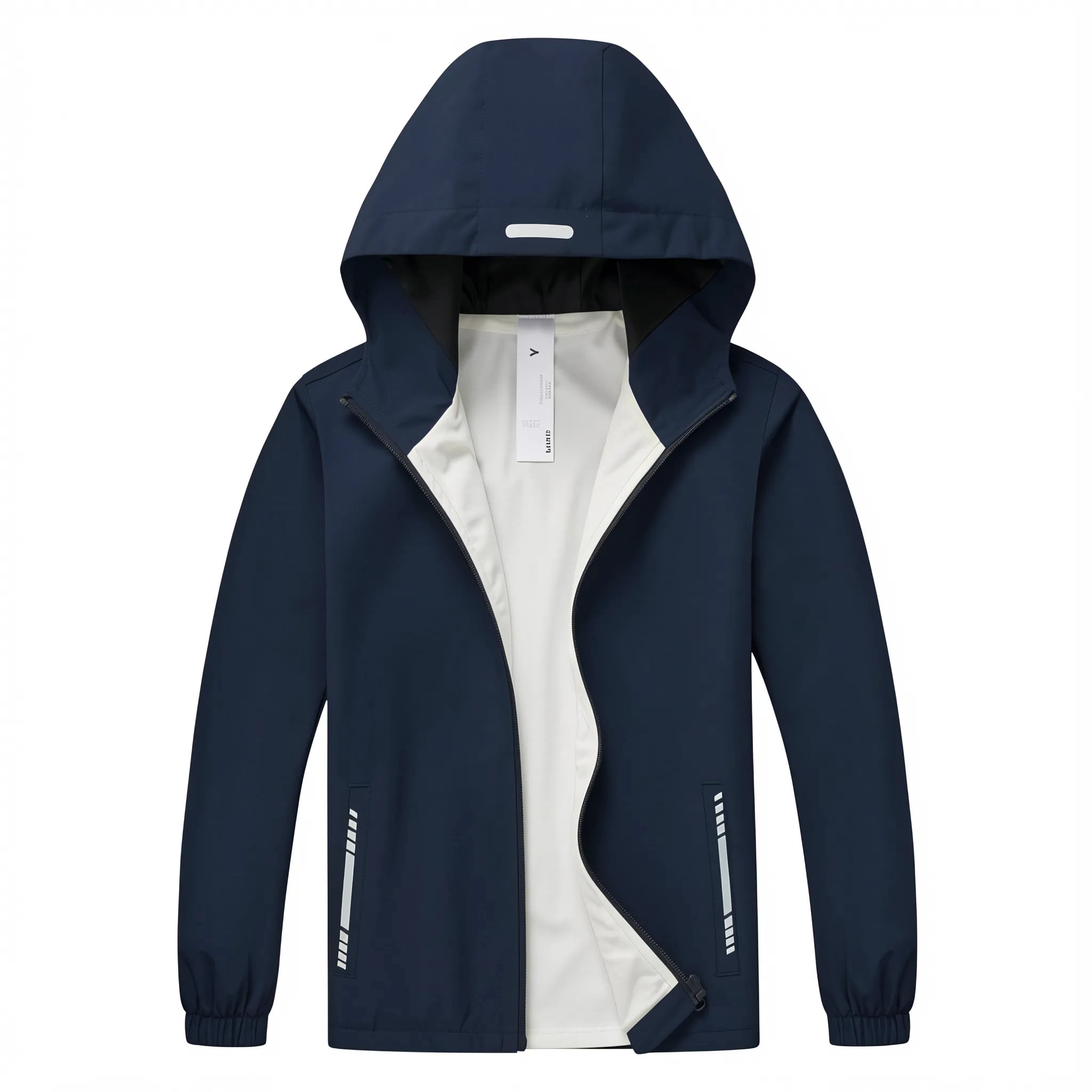 1-Pack Waterproof Rain Jacket Lightweight Hooded Windbreaker with ...