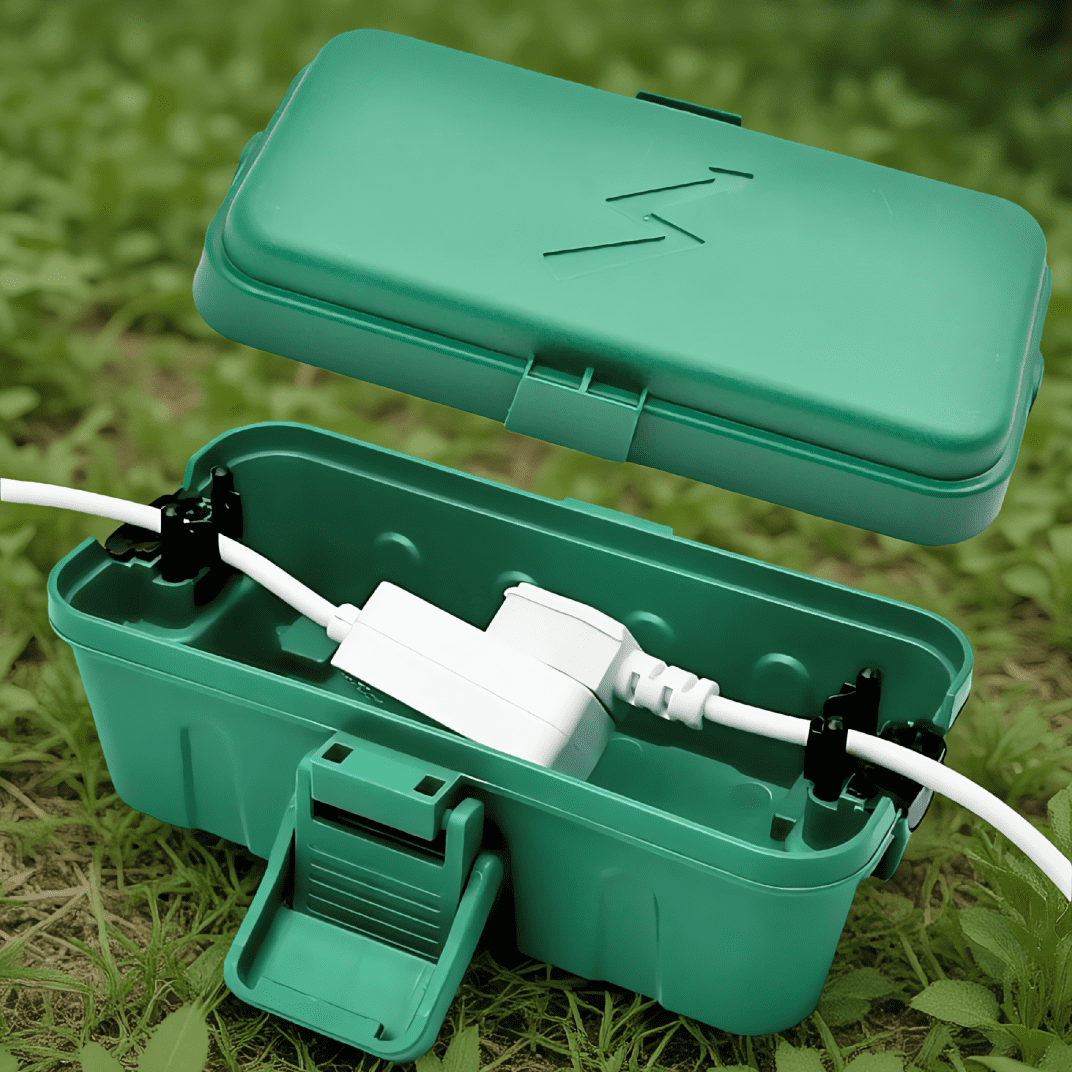 1-Pack Weatherproof Outdoor Electrical Box, Extension Cord Cover for ...