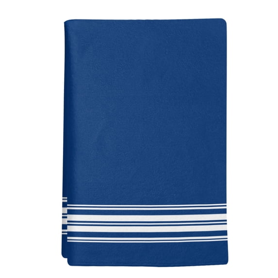 1 Pack White Stripes Kitchen Towels Geometric Blue Background ...