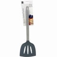 1 Pack Wide Silicone Slotted Turner Spatula with Stainless Steel Handle ...