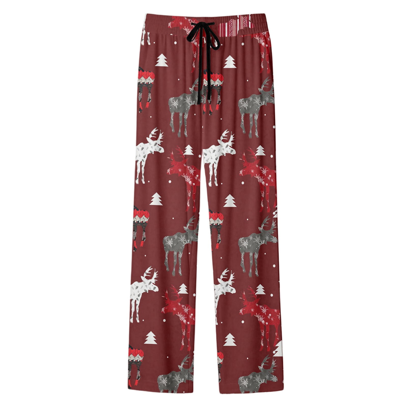 1 Pack Women Fleece Pajama Pants Warm Lounge Pj Bottoms for Women Home ...