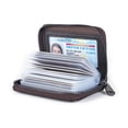1 Pack Women Genuine Leather RFID Blocking Wallet Multi Card Slots ...