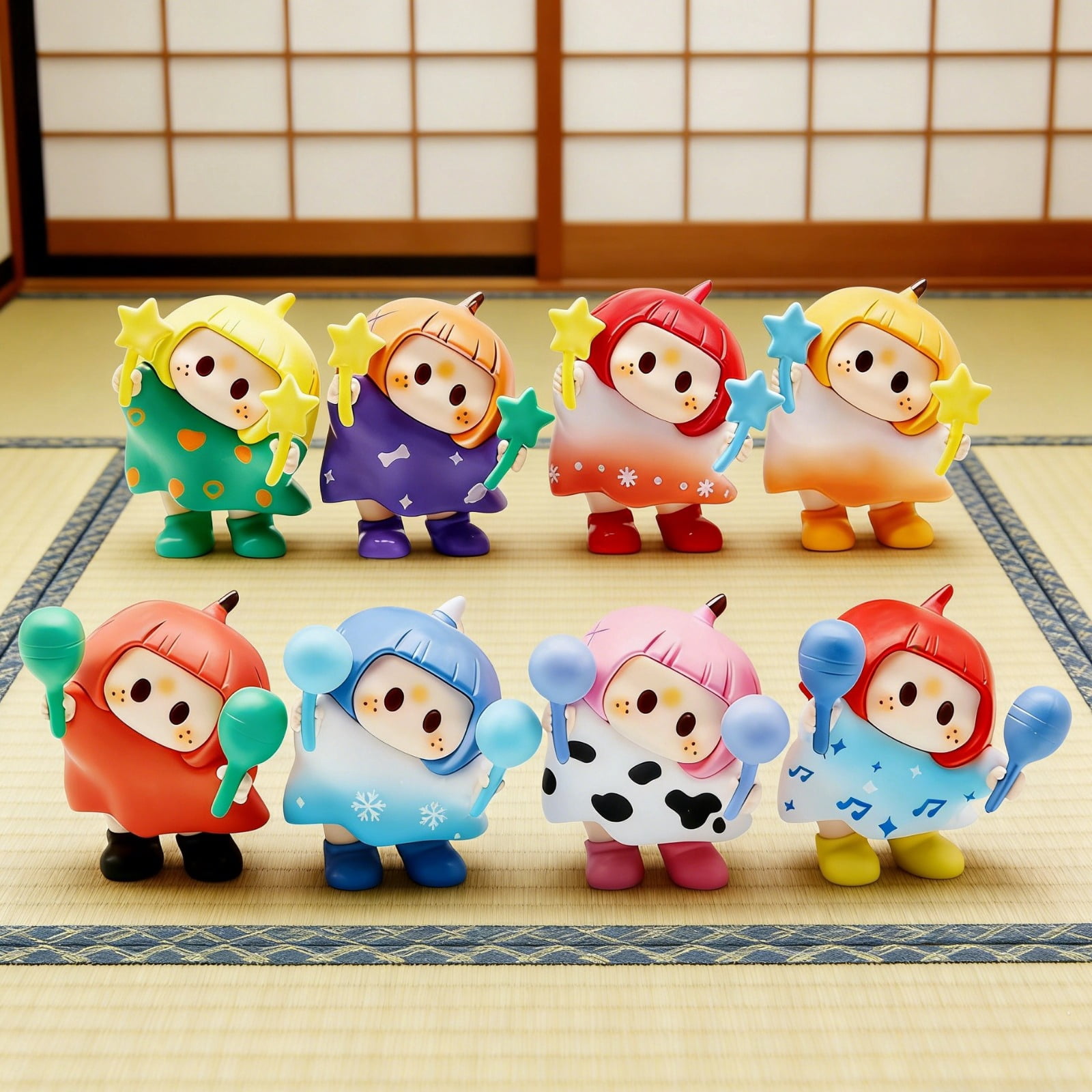 1 Pack YOYO Adorable Star & Balloon Blind Box Set - 8 Chibi Characters ...