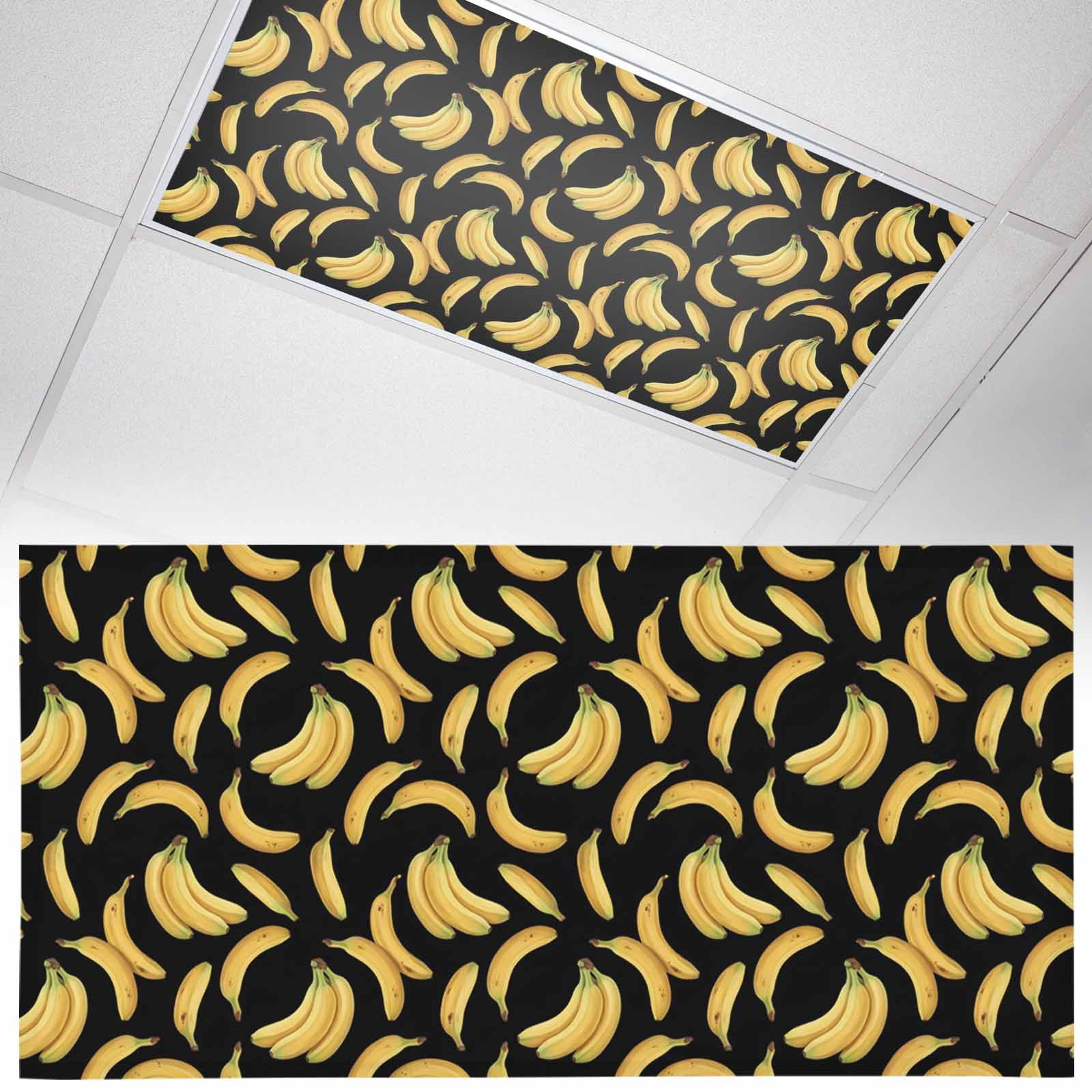 1 Pack Yellow Banana Fluorescent Light Covers for Ceiling Lights ...