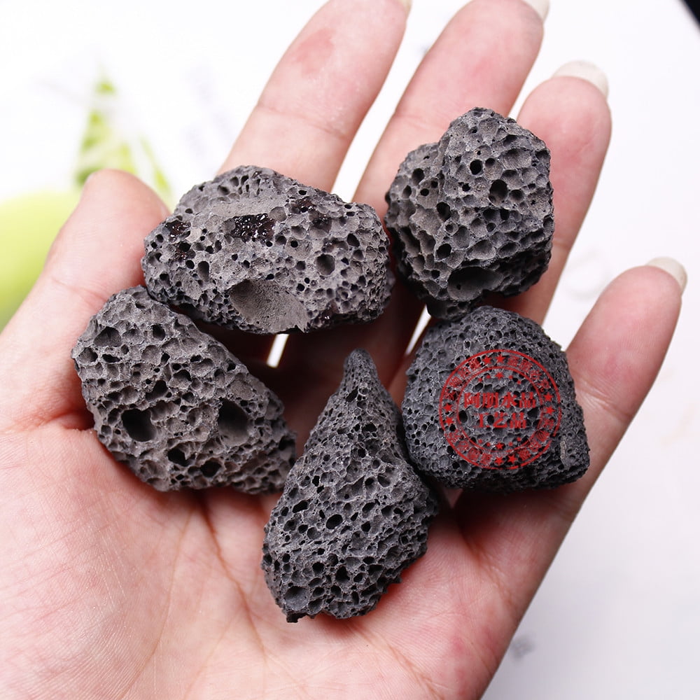 1 Pack of Fish Tank Volcanic Rocks Small Natural Lava Stones ...