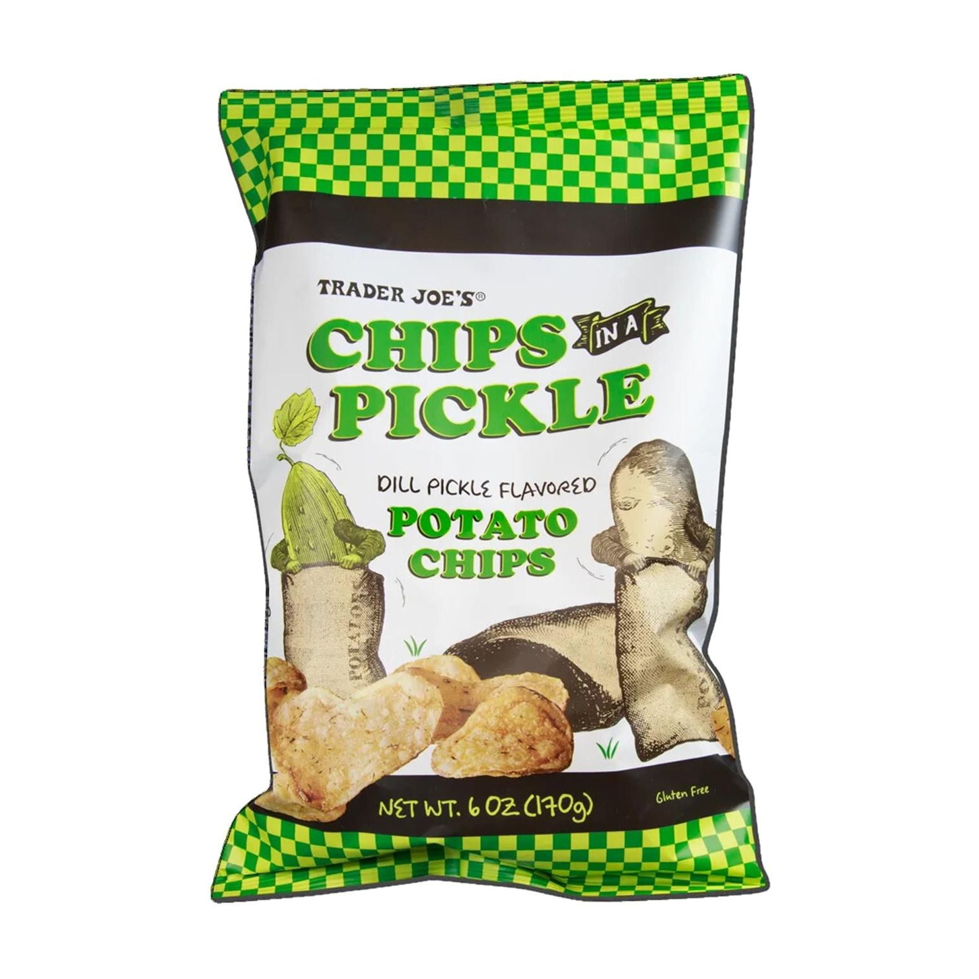 1 Pack of Trader Joe’s Chips in a Pickle Dill Flavoured Potato | 6 Oz ...
