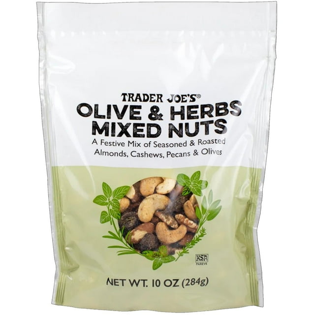 1 Pack of Trader Joe’s Olive & Herbs Mixed Nuts - classic products | 10 ...