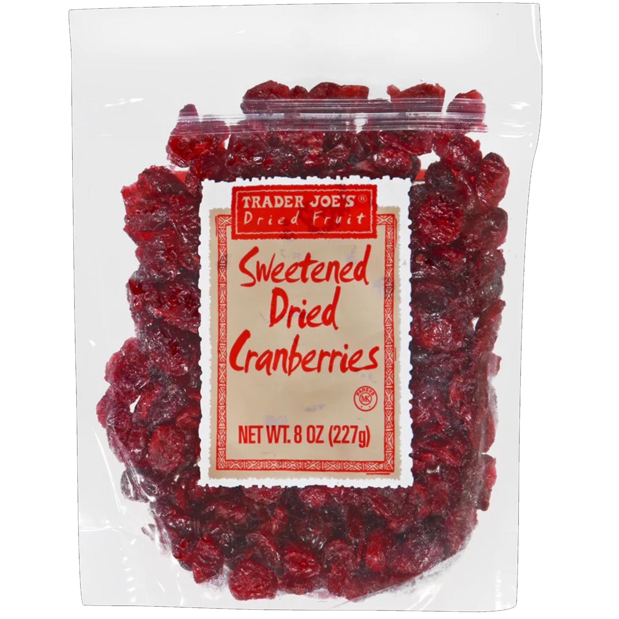 1 Pack of Trader Joe's Sweetened Dried Cranberries - High Quality products | 8 Ounce a pack ...