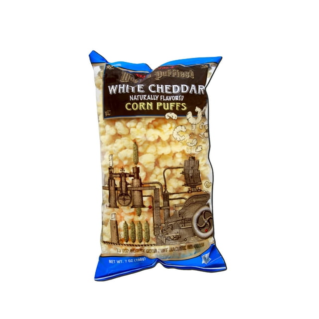 1 Pack of Trader Joe’s World's Puffiest White Cheddar Corn Puffs | 7 Oz ...