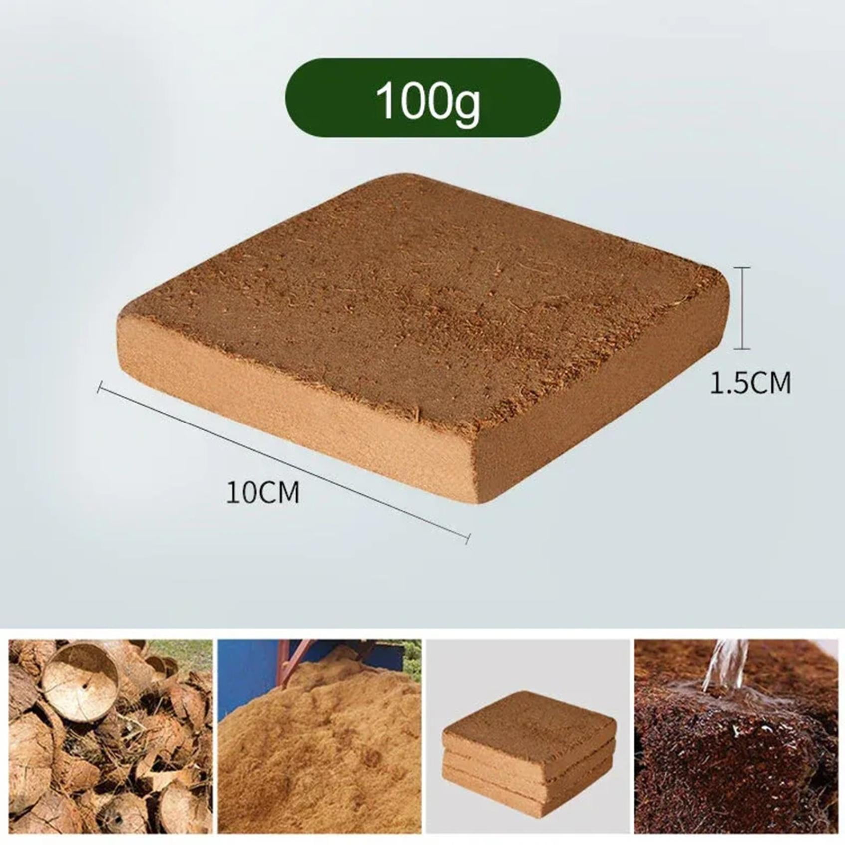 1 Packs Coco Coir Bricks, Coconut Coir for Plants, Organic Compressed ...