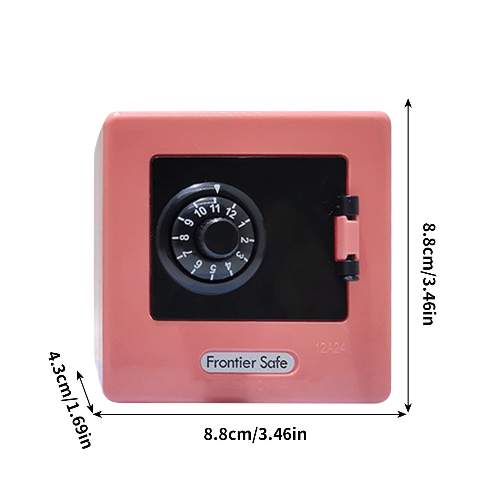 1 Packs Combination Lock Money Box Safe Cash Storage Case with 2 Digit ...