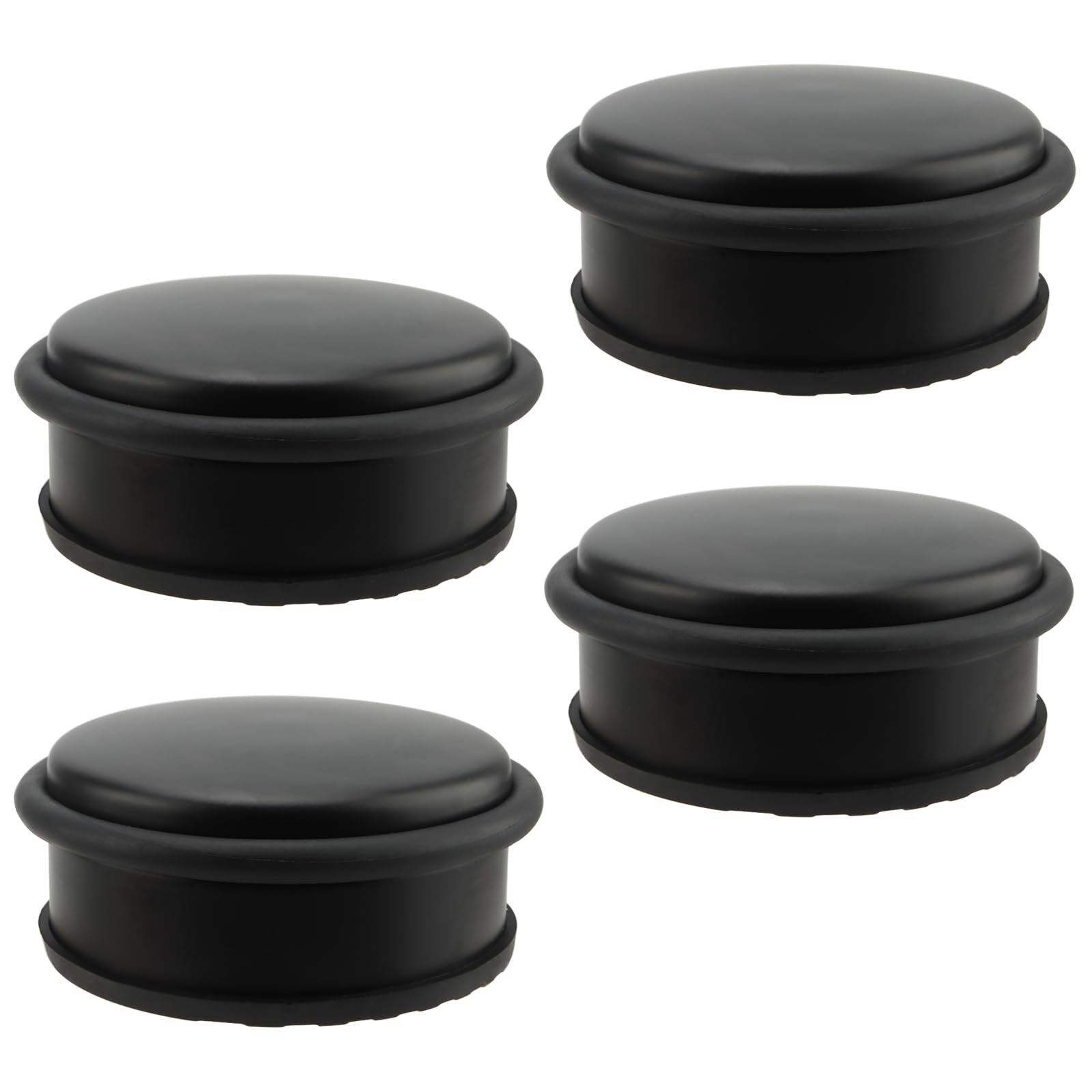 1 Packs Heavy Duty No Drill Door Stopper, Stainless Steel Door Stop ...