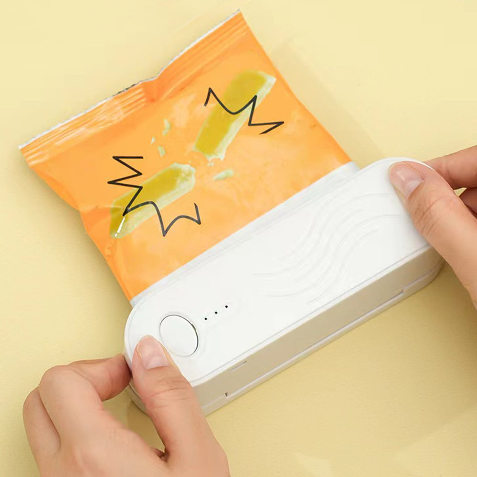 1 Packs Home Food Sealer Plastic Bag Sealing Machine Portable Freshness ...