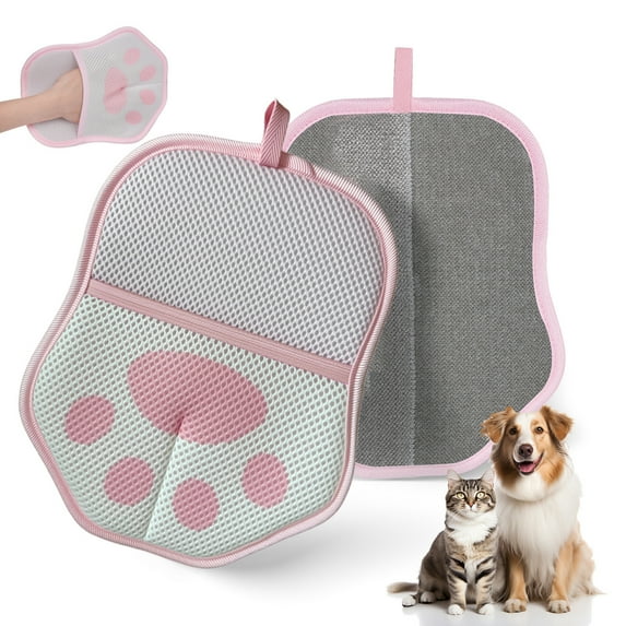 1 Packs Pet Hair Removal Gloves for Dogs Cats Grooming Deshedding Brush ...