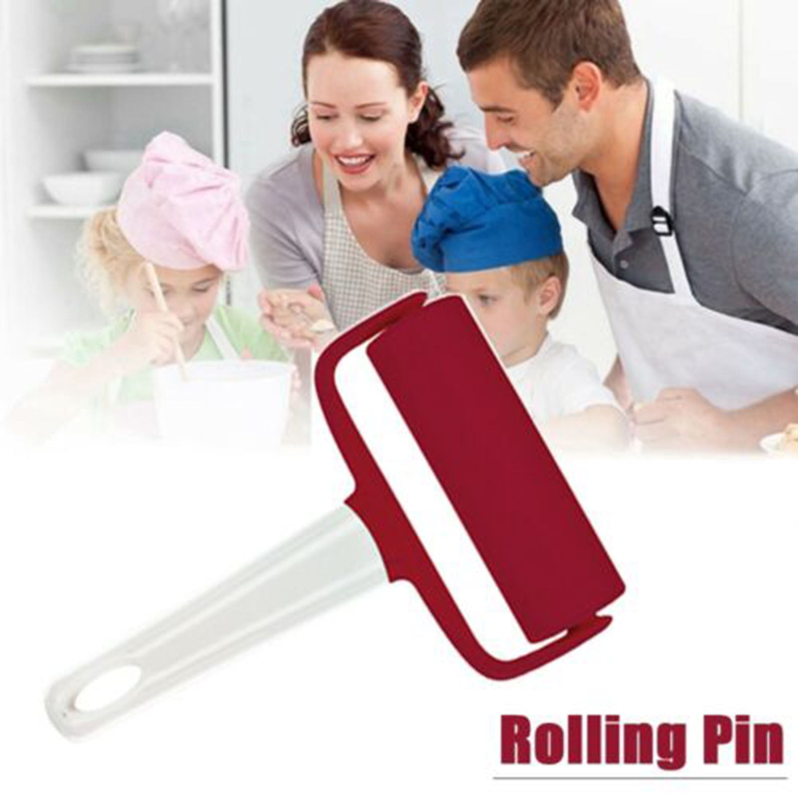 1 Packs Plastic Rolling Pin for Baking Pizza Dough Dumpling Wrappers ...