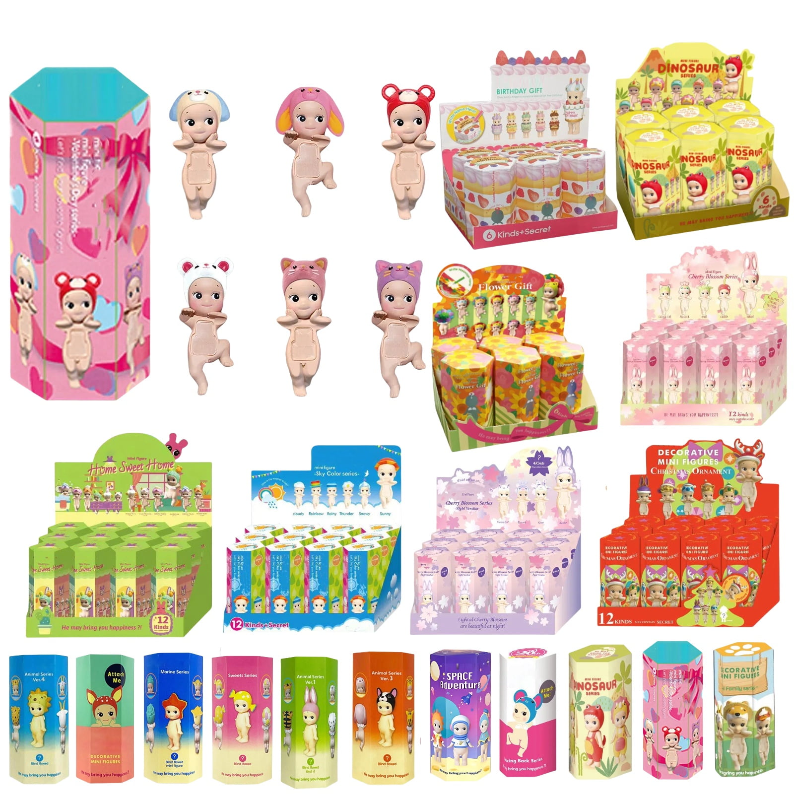 1 Packs Sonny Angel Animal Mini Figure Blind Box – Cute Collectible ...