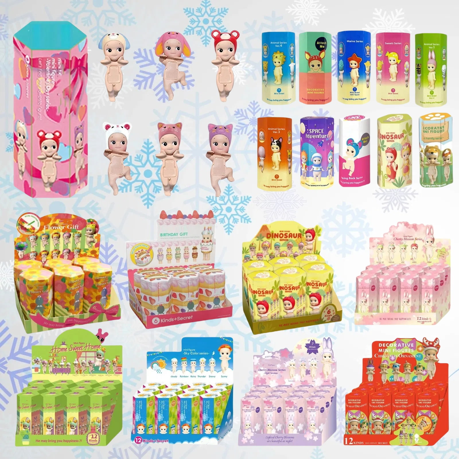 1 Packs Sonny Angel Birthday Blind Box Set – Mini Action Figures ...