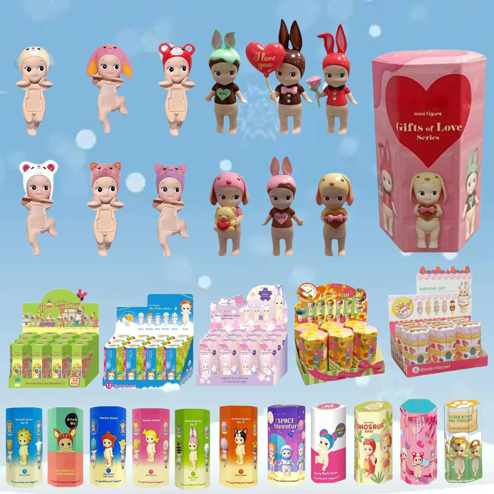 1 Packs Sonny Angel Blind Box - Surprise Mini Figures for Birthday ...