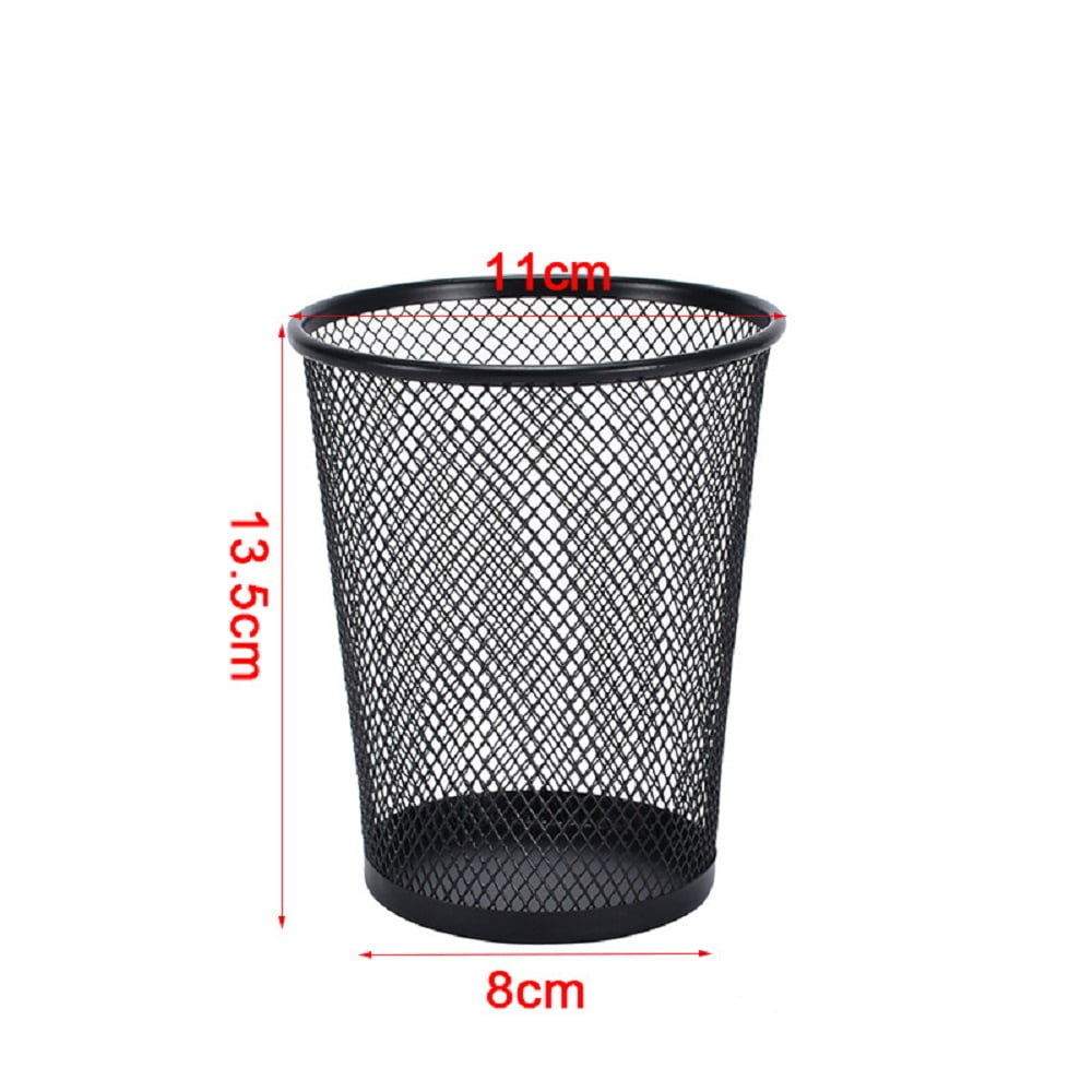 1 Packs Wire Mesh Pencil Holder Metal Pen Cup Desk Pen Organizer Case ...