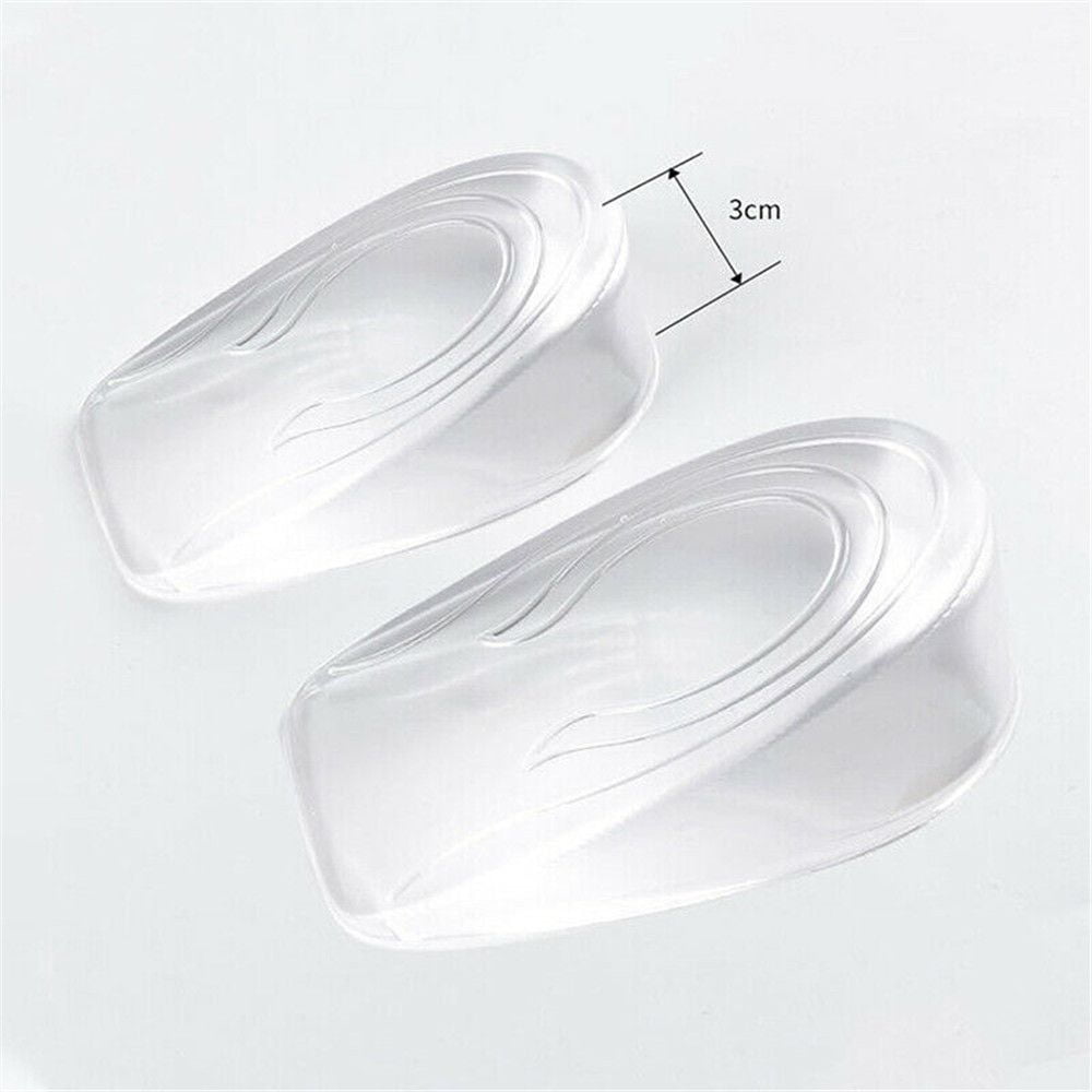 1 Pair 1~3cm Soft Lift Up Invisible Height Increase Shoe Insoles ...